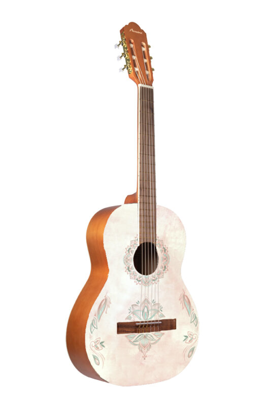 Lotus Mandala Travel Classical Guitar®️ – Bamboo